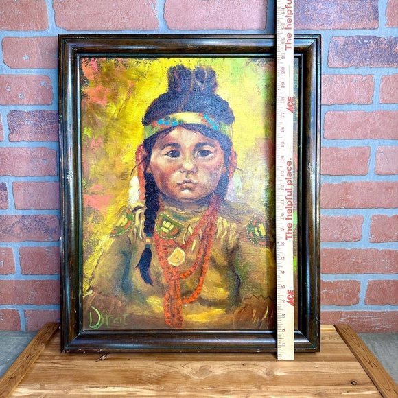 Unique Vintage | Wall Decor | Cherokee Artist Dorothy M Strait Original ...